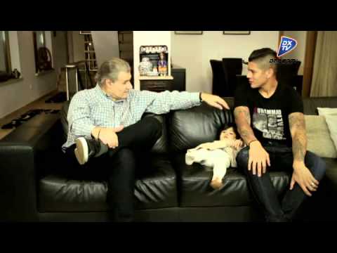 Idolos por el Mundo n°6 - Marcos Rojo 23/04/2014 (Víctor Hugo en DeporTV) Parte 1