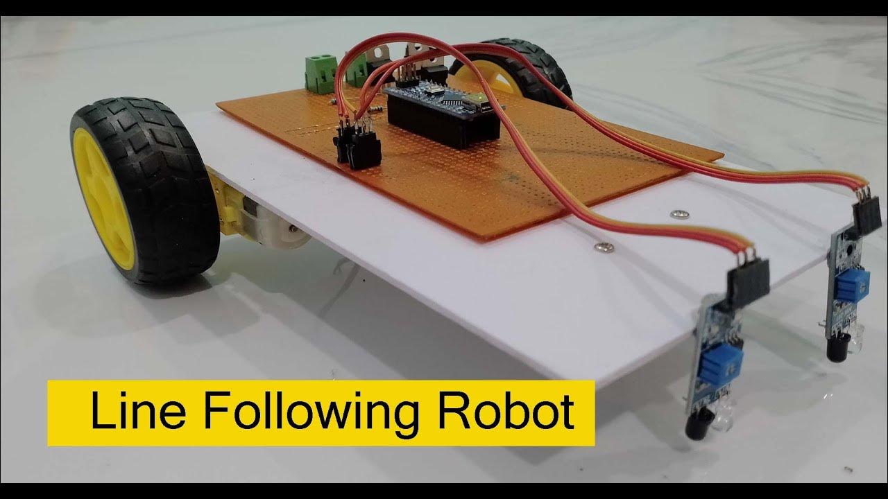Line Following Robot Using Arduino Techshow Electronics Arduinoproject Youtube