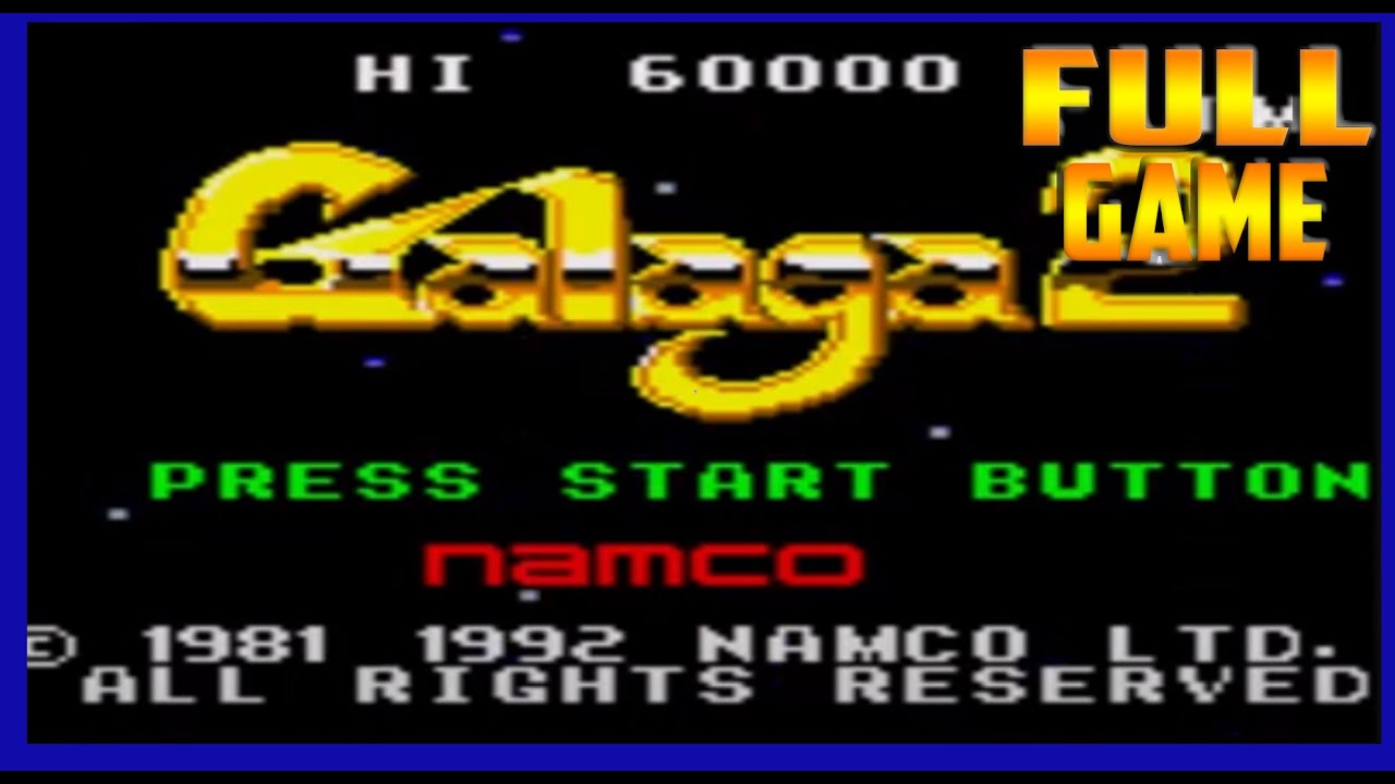 Galaga 2 (Game Gear) - Longplay - No Commentary - Full Game - YouTube