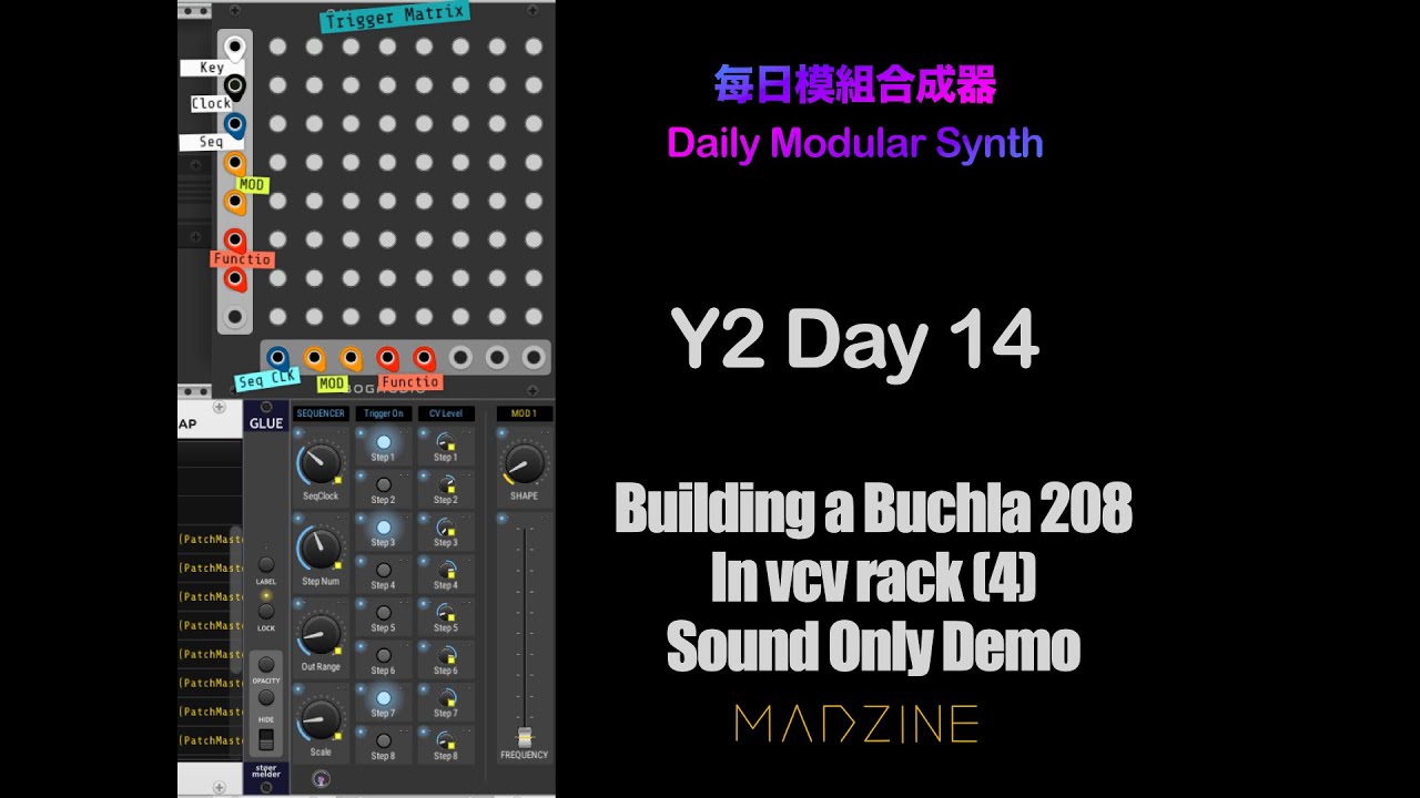 Building a Buchla 208 (4) Sound Only Demo - 每日模組合成器 Daily Modular Synth ...