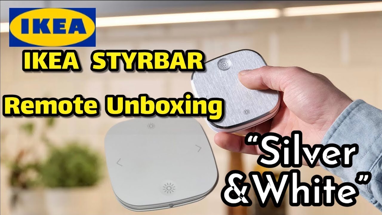 Ikea STYRBAR Remote Switch “Silver & White” Unboxing - YouTube