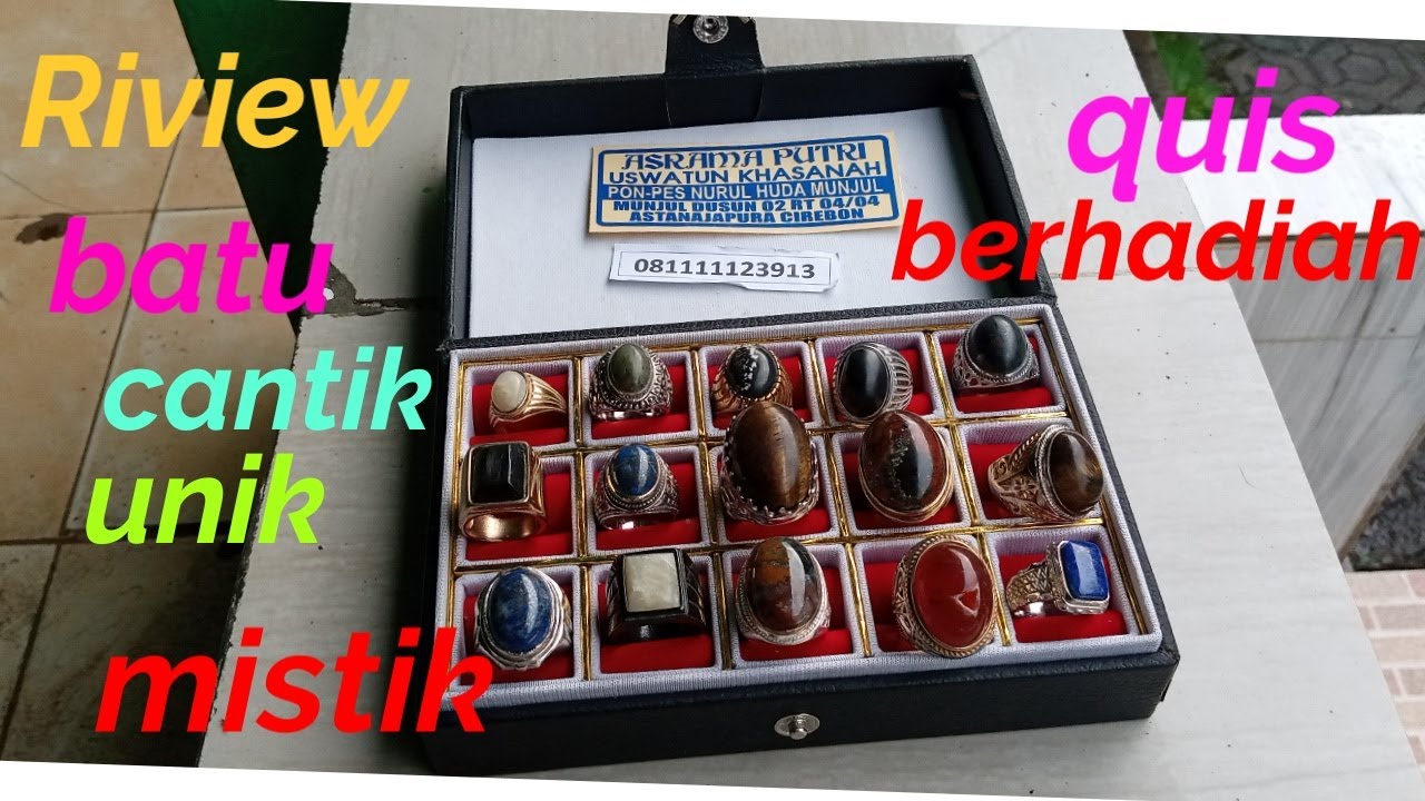 Review batu cantik, unik, dan mistik. Promo akhir tahun - YouTube
