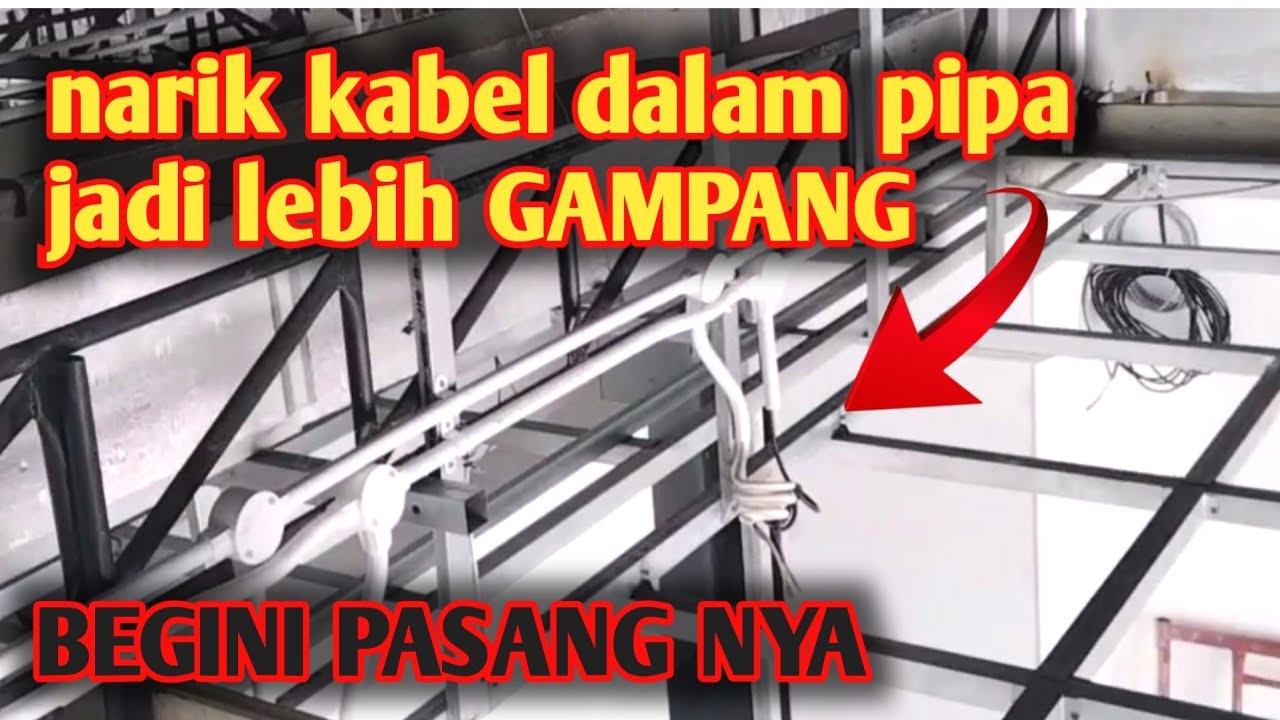 BEGINI‼️Cara Pasang trekper kabel,agar LEBIH GAMPANG nariknya👍 - YouTube
