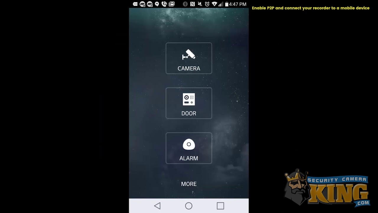 TUTORIAL: Enable P2P and connect your recorder to a mobile device - YouTube