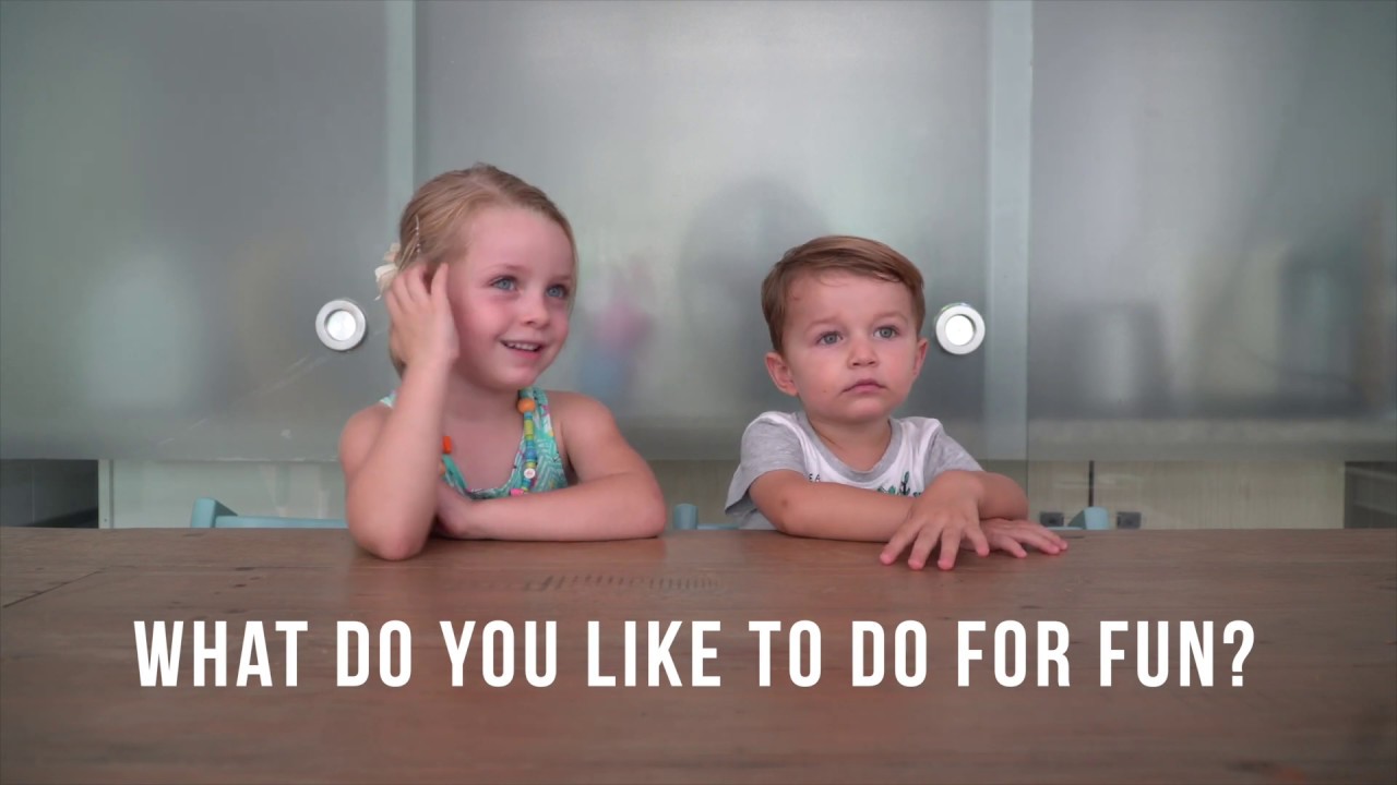 What do you like to do for fun? - YouTube