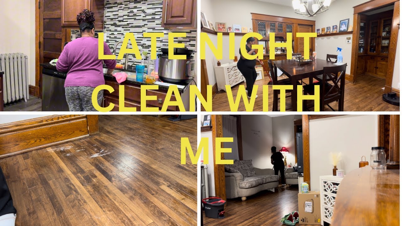 LATE NIGHT Clean With Me! 2024 - YouTube
