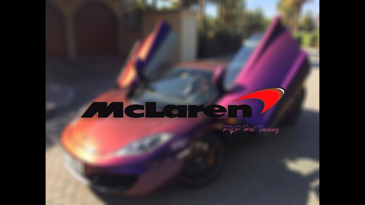 McLaren MP4-12C CUSTOM PAINT By Pyp Hot Tuning DUBAI - YouTube