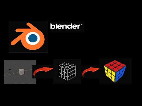 BEVEL IN BLENDER- RUBIKS CUBE FORMATION IN BLENDER 4.3.2 FROM SCRATCH ...