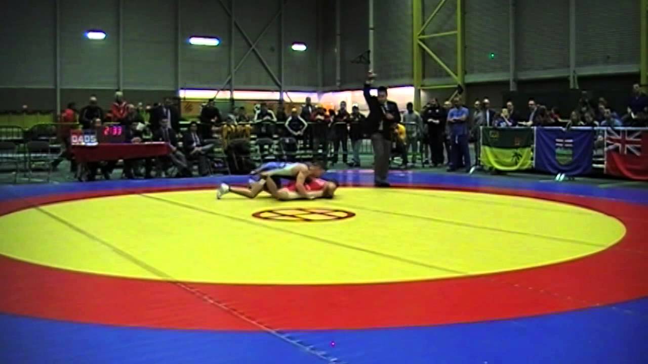 2014 Senior National Championships: 57 kg Aso Palani vs. David Tremblay ...
