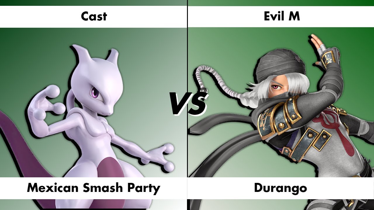 Mexican Smash Party - Durango - Losers Finals - Cast (Metakinght/Mewtwo ...