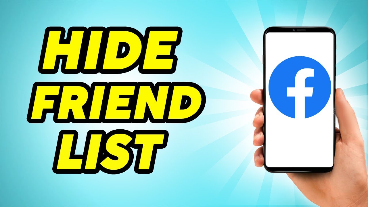 How to Hide Friends List on Facebook new Update - Simple Guide - YouTube