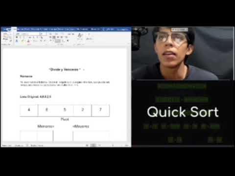metodos de ordenamiento quicksort - YouTube