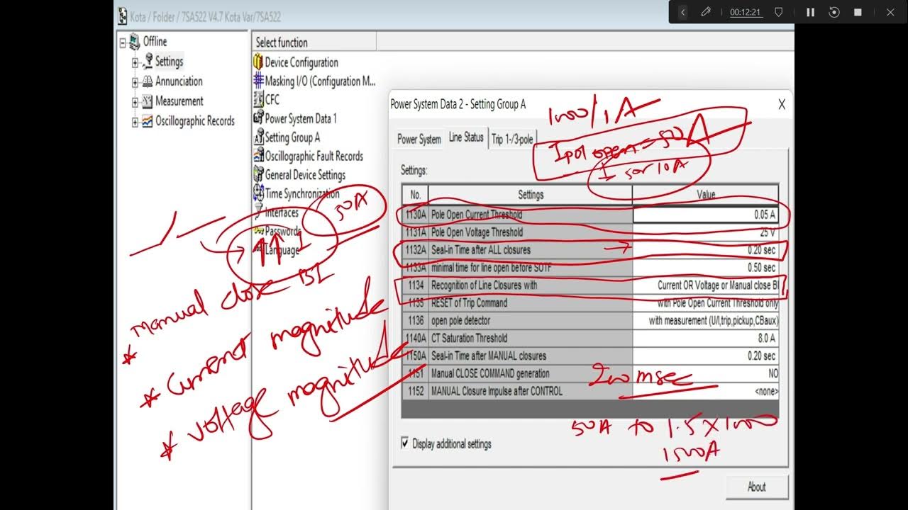 Ancillary Protection Function and their implementation in 7SA522 Relay | SOTF | STUB | VTFF ...
