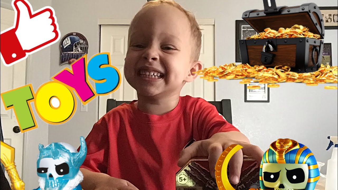 TJ Plays With Treasure X Toy - YouTube