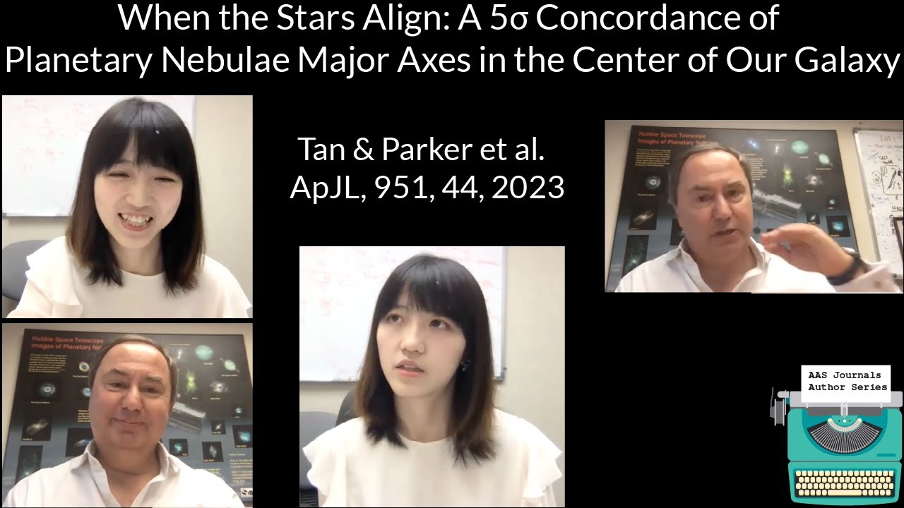 AAS Journal Author Series: Shuyu Tan and Quentin Parker on 2023ApJ ...