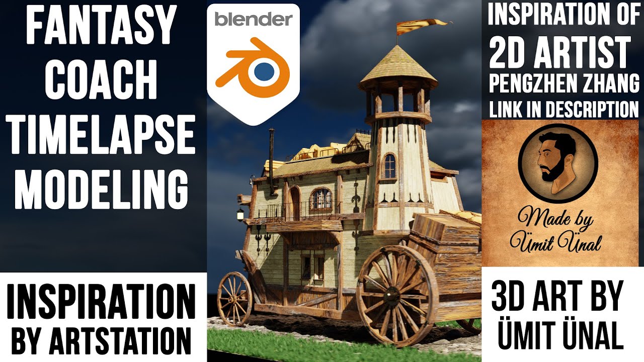 Blender Coach 3D Model Concept Art Inspiration by Artstation.com - YouTube