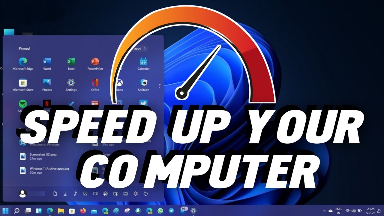 How To Make Your PC/Laptop Run Faster - Windows 11 10 Clear Cache - YouTube