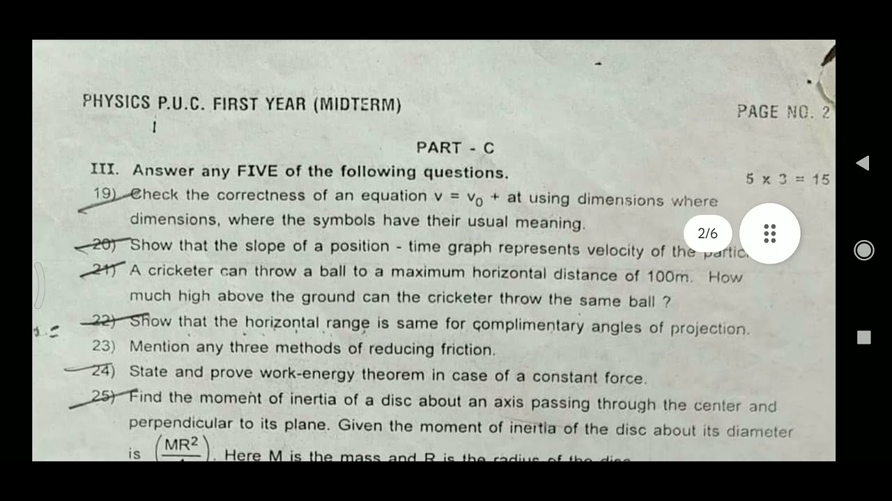 1st Puc Physics Important Questions For Mid term Exam 2023 24 Karnataka 1st-puc-physics-important-questions-for-mid-term-exam-2023-24-karnataka