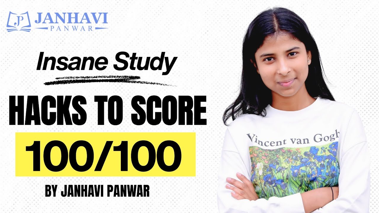 Become a Topper! Insane Study Hacks to Score 100/100 || Janhavi Panwar ...