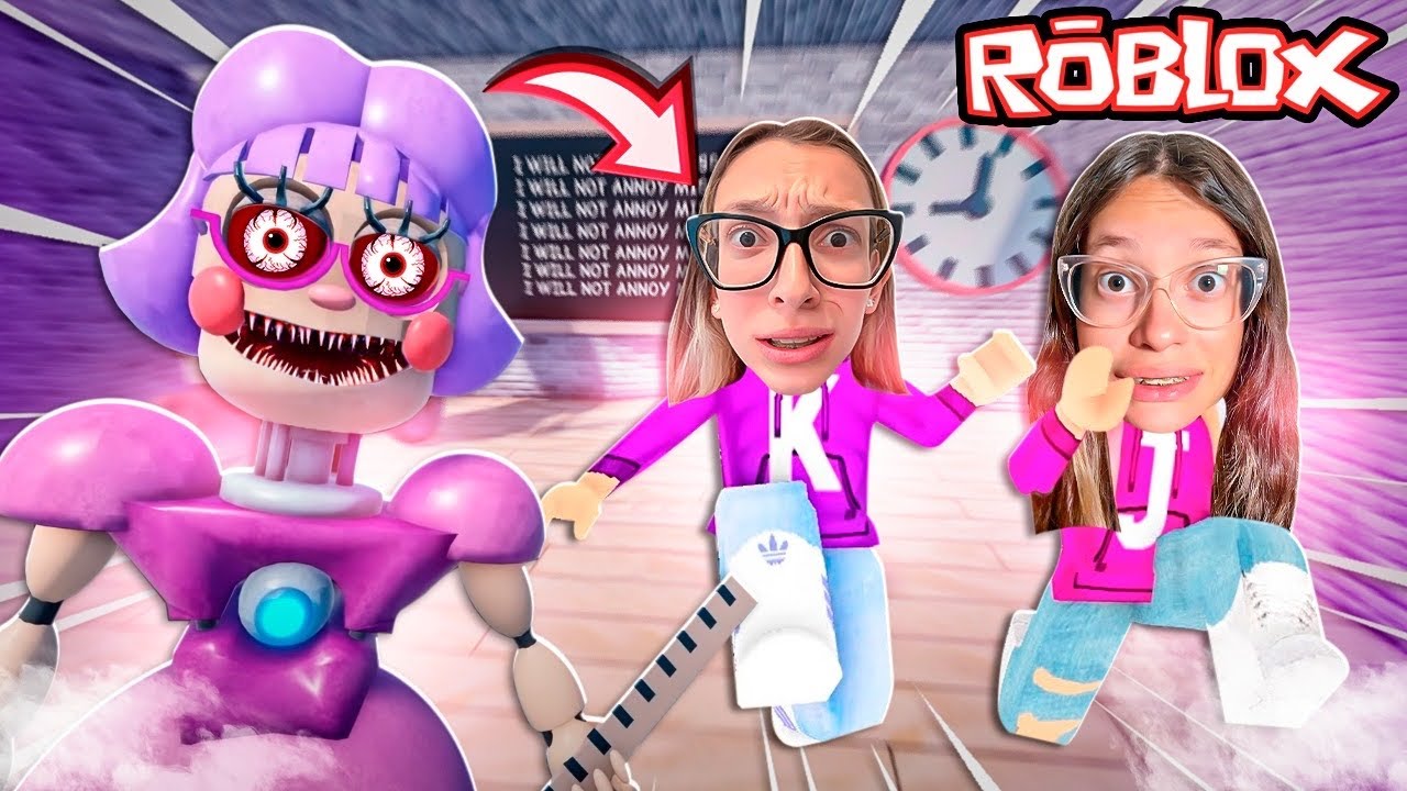 Roblox - ESCAPAMOS DA PROFESSORA MALVADA ( Escape Miss Anti Tron's ...