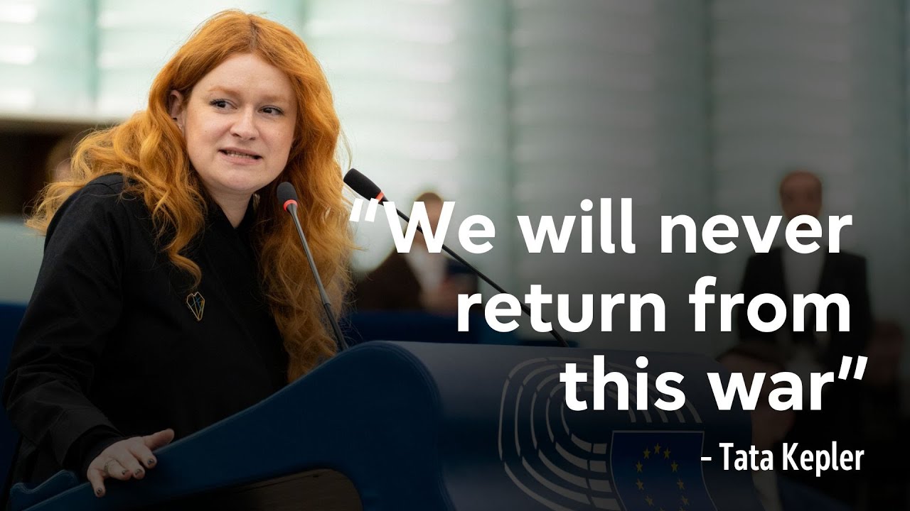 Tata Kepler, Ukrainian volunteer in military medicine, in the European ...