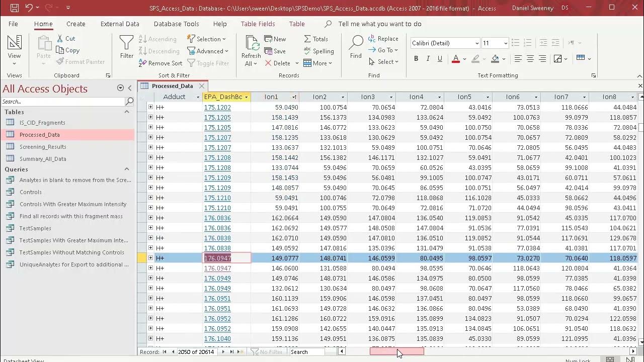Part 3 Similar Partition Screening - Searching Data in an Access Database - YouTube