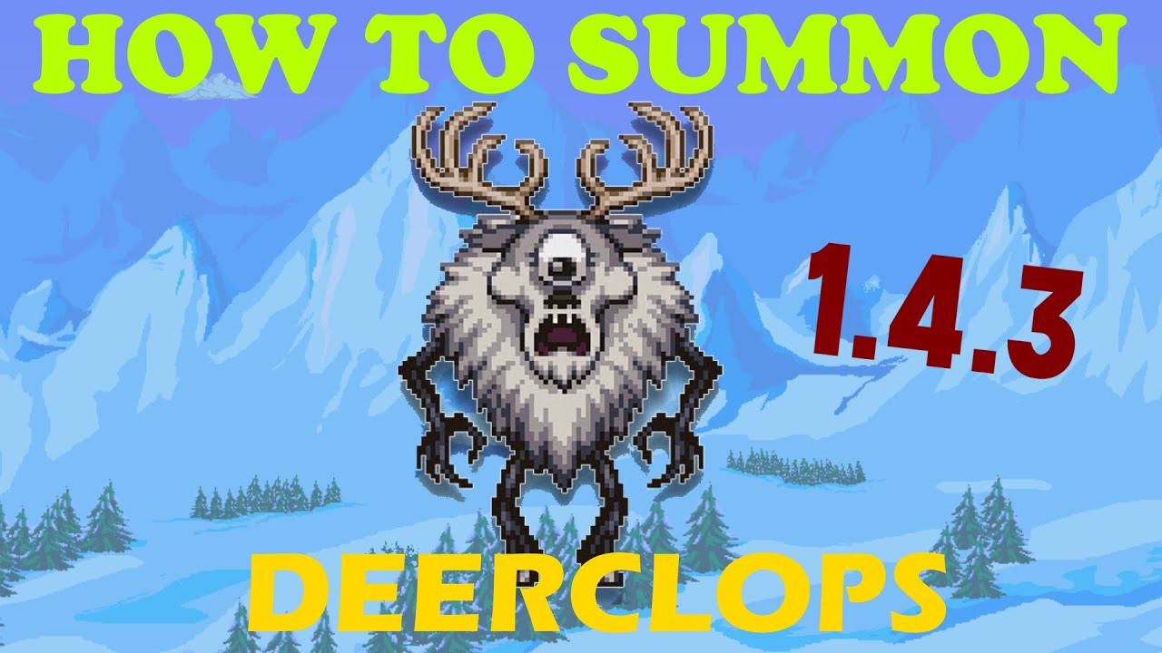 How to summon Deerclops in Terraria! - YouTube
