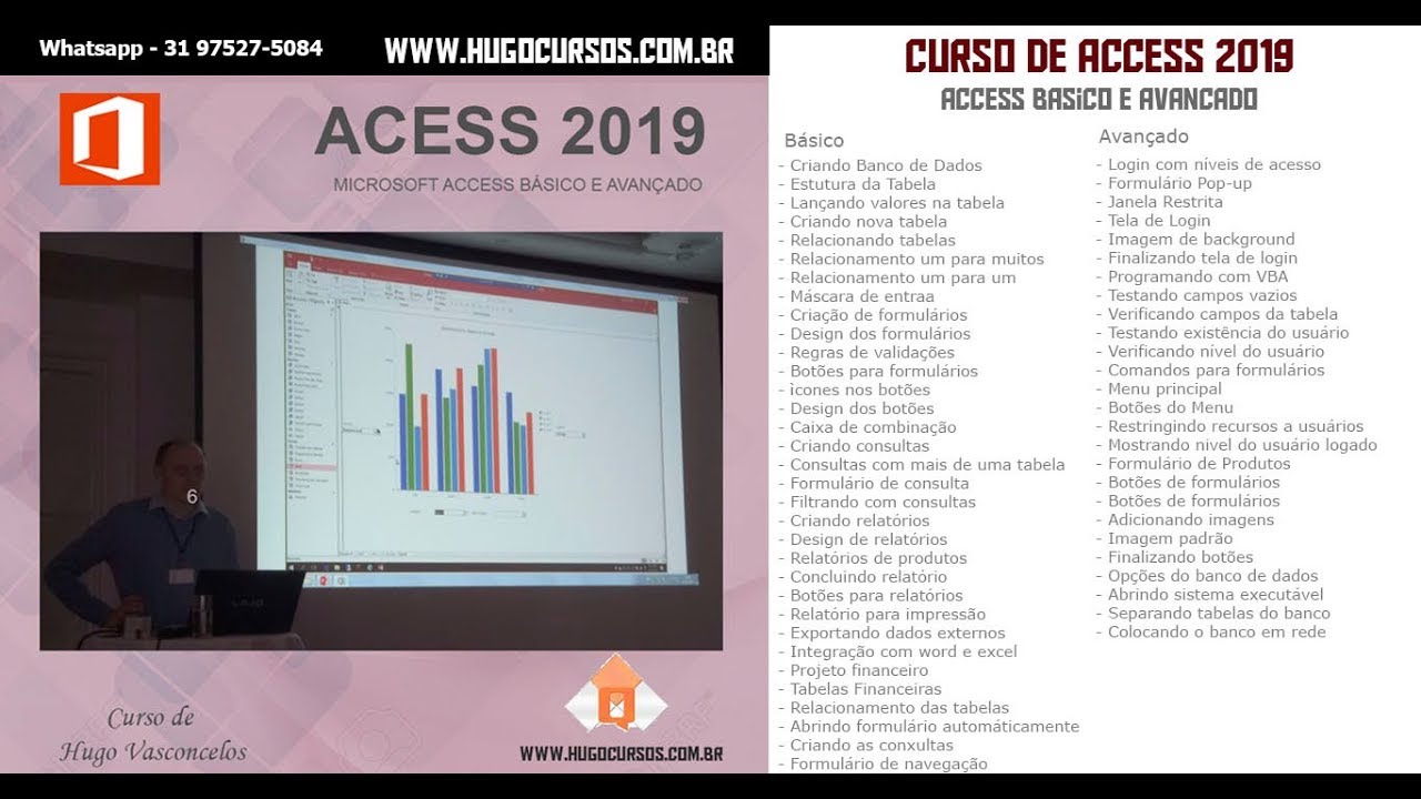 Access 2019 Básico e Avançado - Aula 03 - Estrutura da Tabela - YouTube