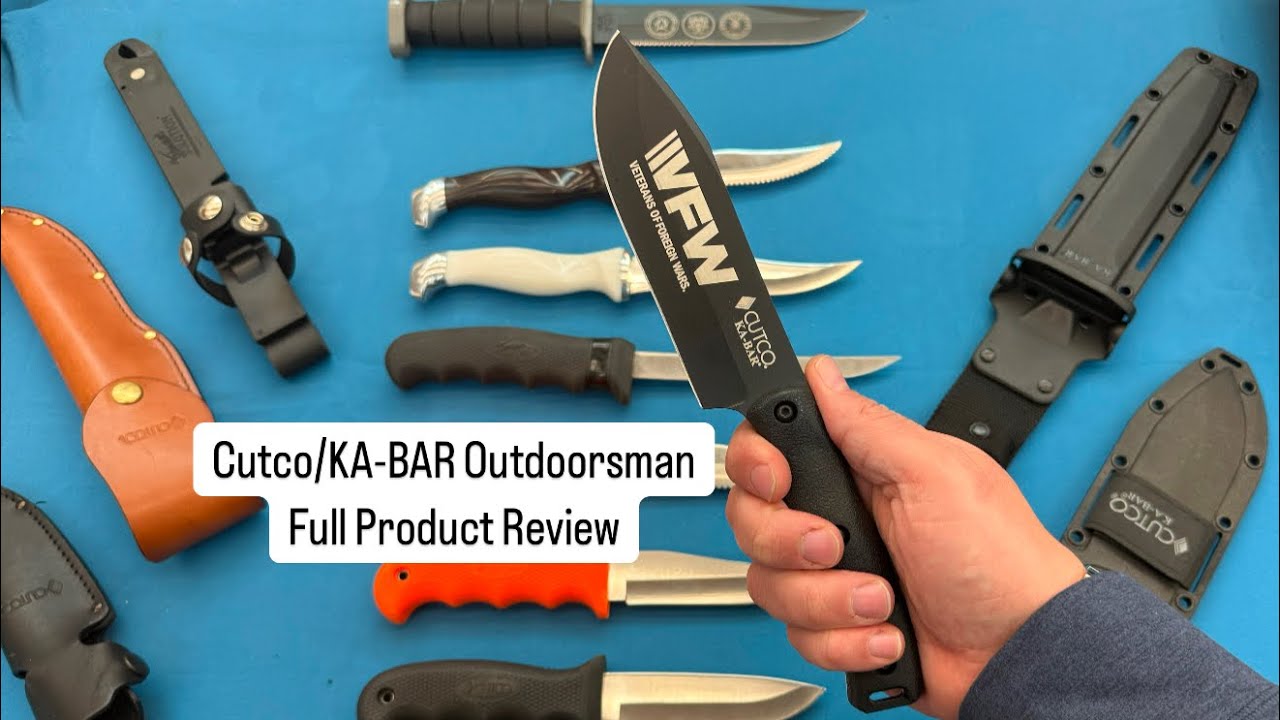 Cutco/KA-BAR Outdoorsman (Full Review) - YouTube