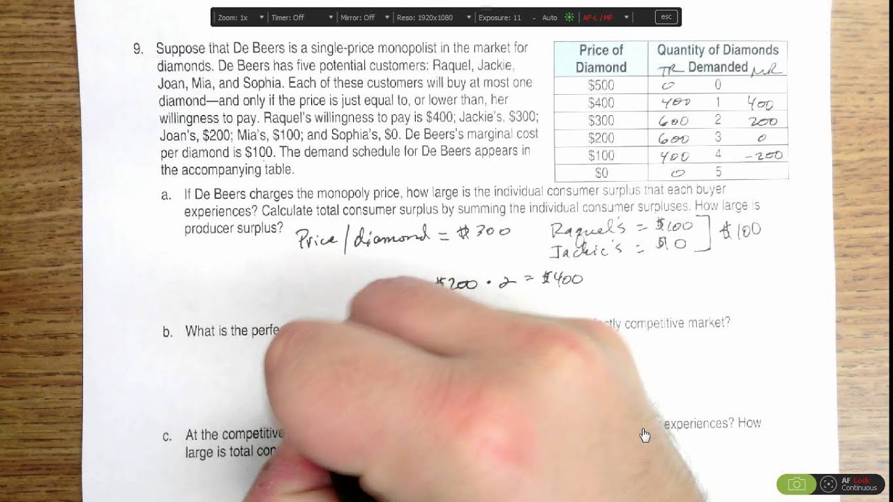 Micro Unit 5 Day 6 Problem #9b - YouTube