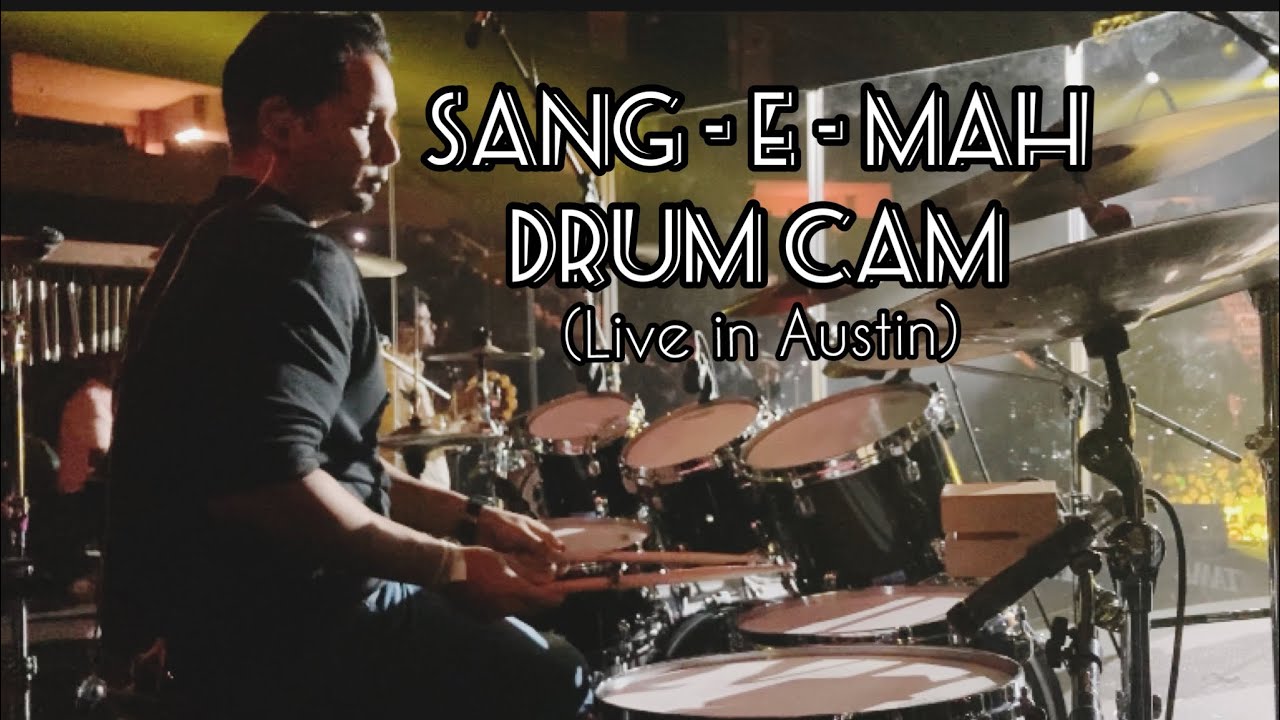 Atif Aslam - Sang-e-Mah - Drum Cam - Alfred Dmello (live in Austin 5th ...