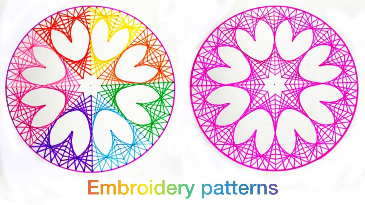 How to Draw 3D Geometric Circle Patterns! ️6 Easy optical illusion ...