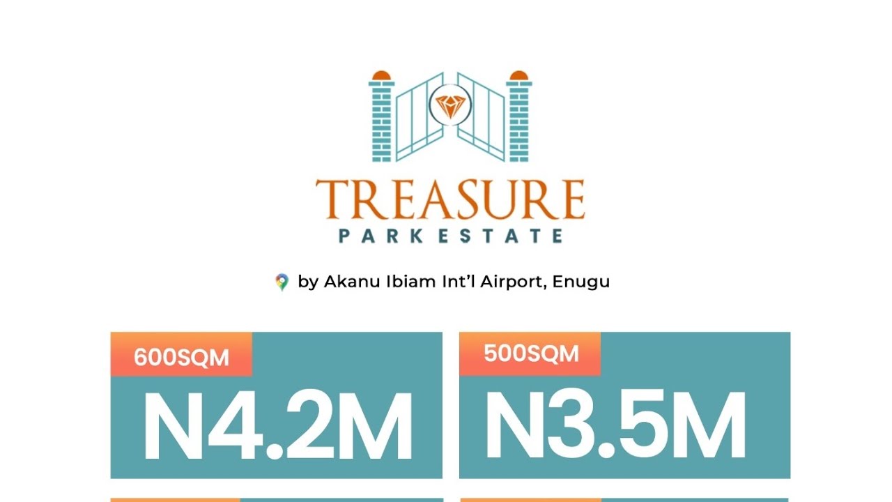 TREASURE PARK IS A PERFECT RESIDENTIAL INVESTMENT IN ENUGU WITH GOOD ...
