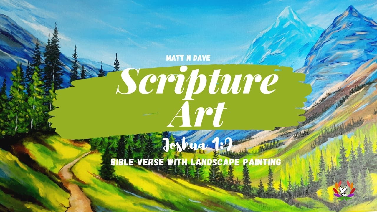 Canvas Painting with Bible Verse | Scripture Art | Bible Verse Art ...