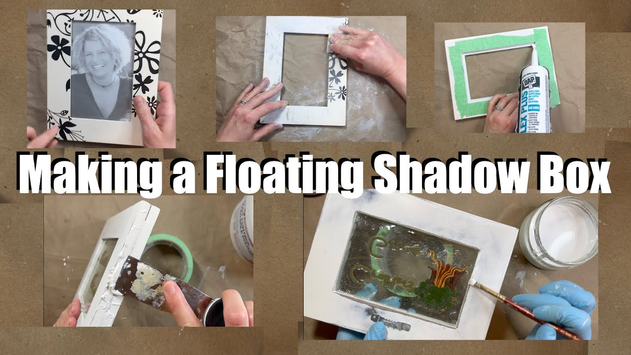 How to Make a Floating Shadow Box - YouTube