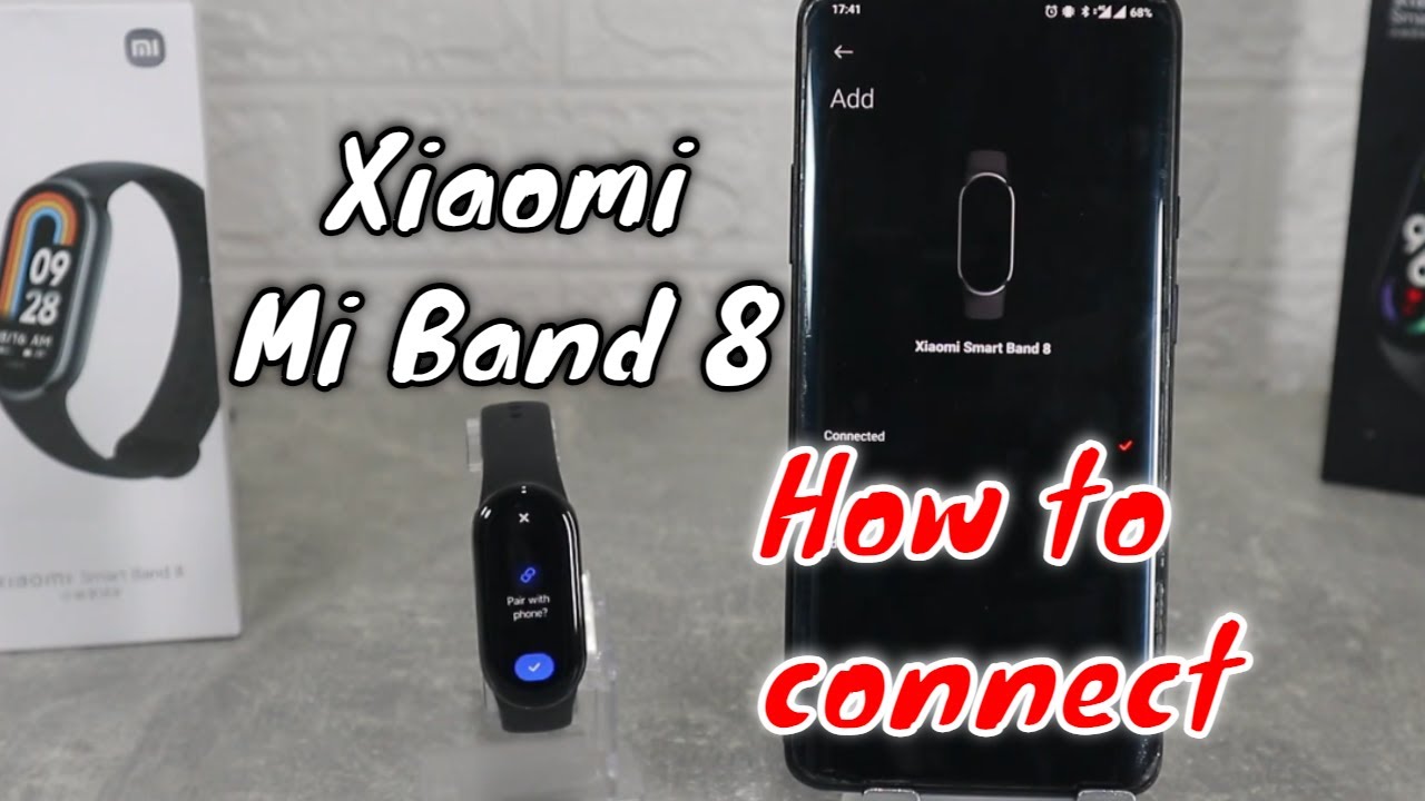 How to connect Xiaomi Mi Band 8 to phone with Mi Fitness Android App ...