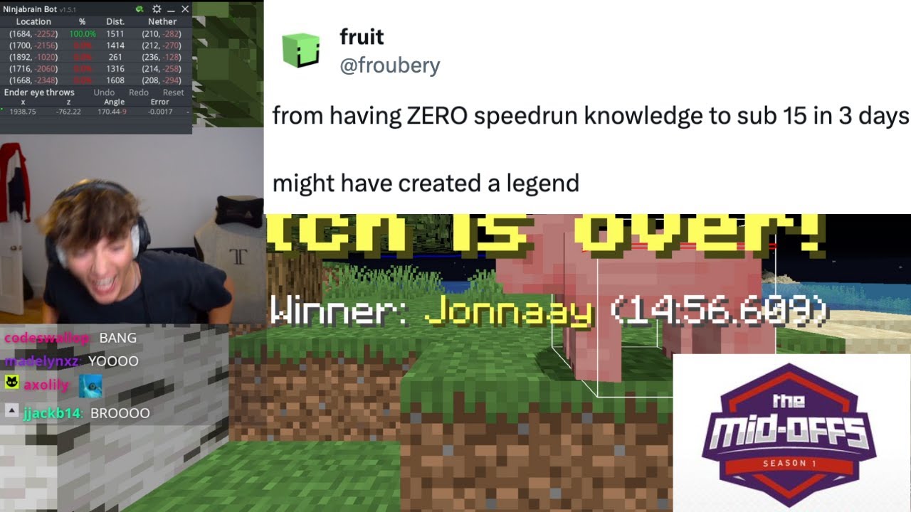 Jonnaay gets a sub 15 after 3 days of training for MCSR mid-offs (ft ...