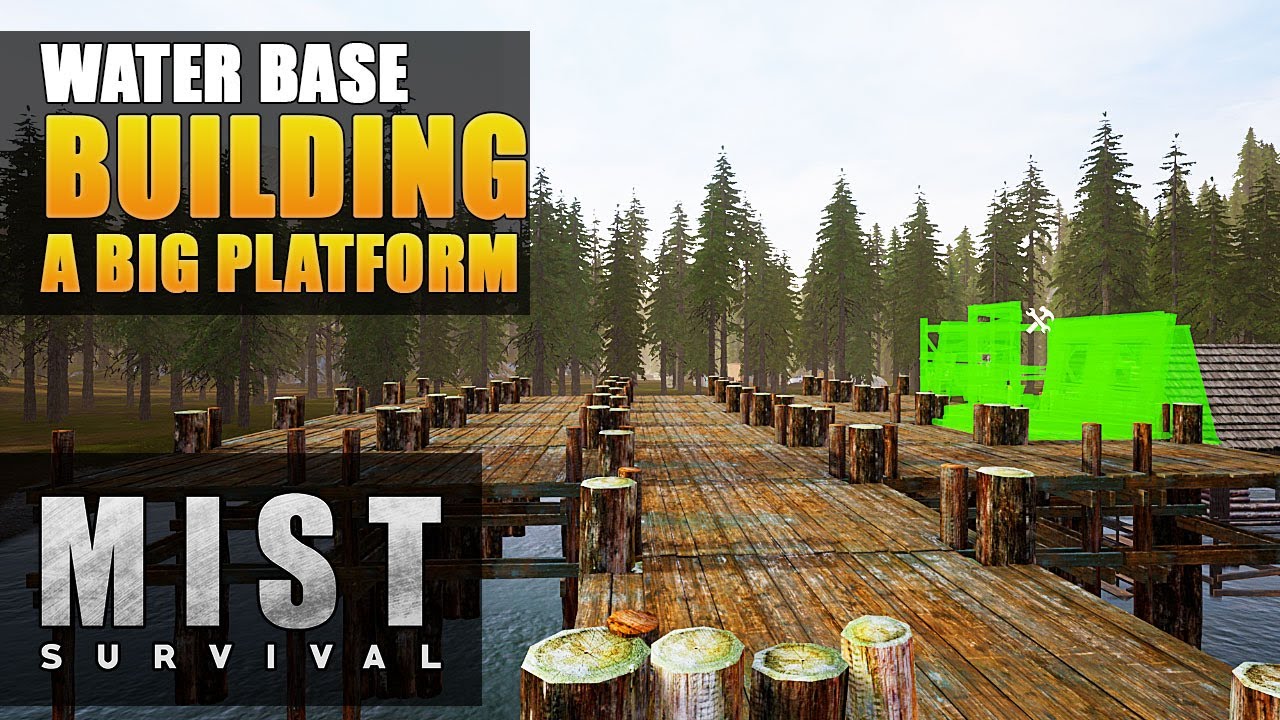 ABOVE WATER PLATFORM | Base Building | Mist Survival Gameplay | S2 EP11 ...