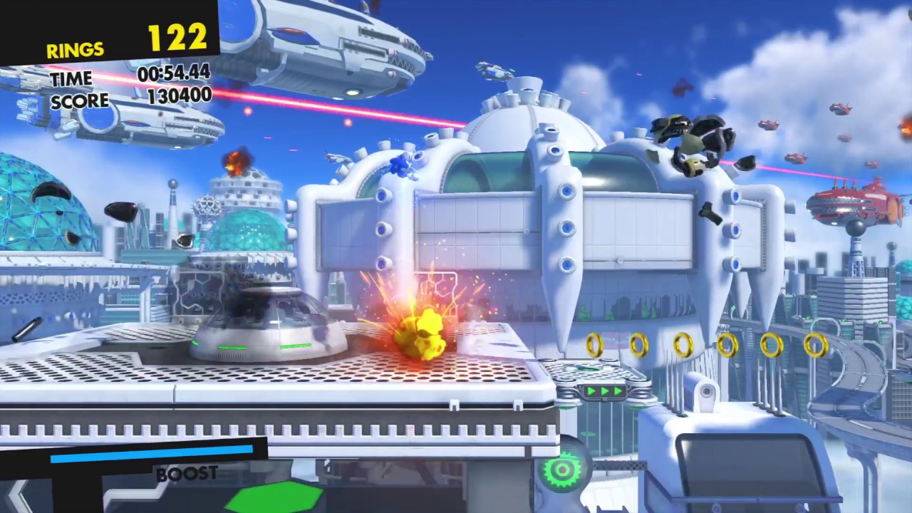 SONIC FORCES - Stage 23 - Metropolis: Metropolitan Highway (Japanese ...