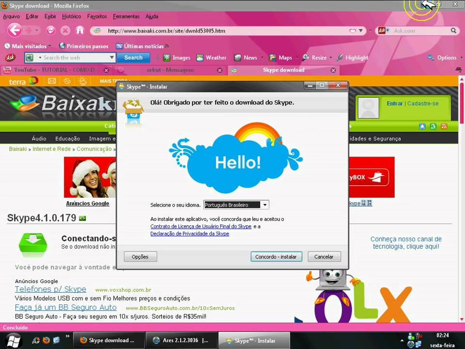 Como usar Skype - YouTube
