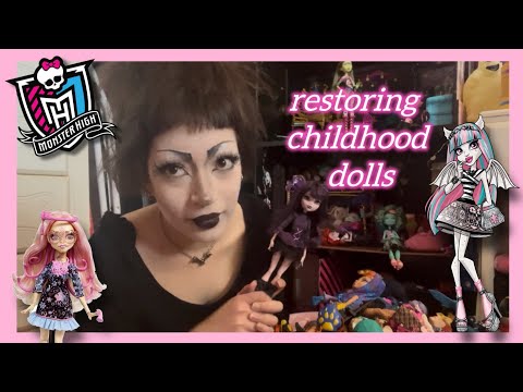 MONSTER HIGH DOLL RESTORATION | FIXING MY CHILDHOOD DOLLS