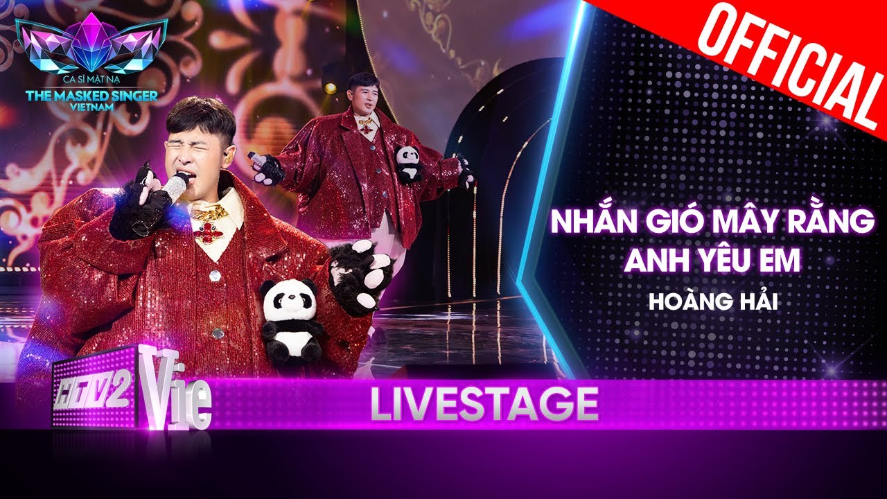 Nhắn Gió Mây Rằng Anh Yêu Em với Bố Gấu - Hoàng Hải | The Masked Singer ...