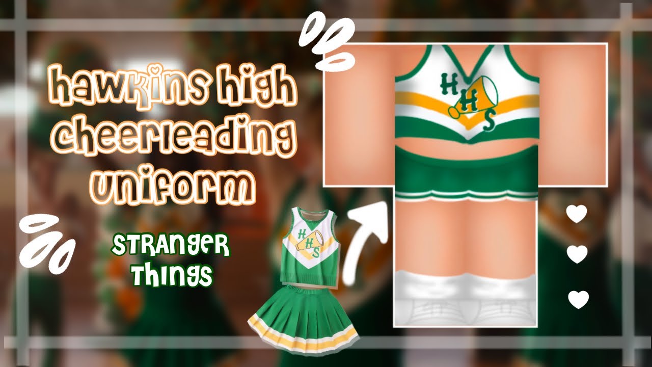 roblox speed design | hawkins cheerleading uniform - YouTube