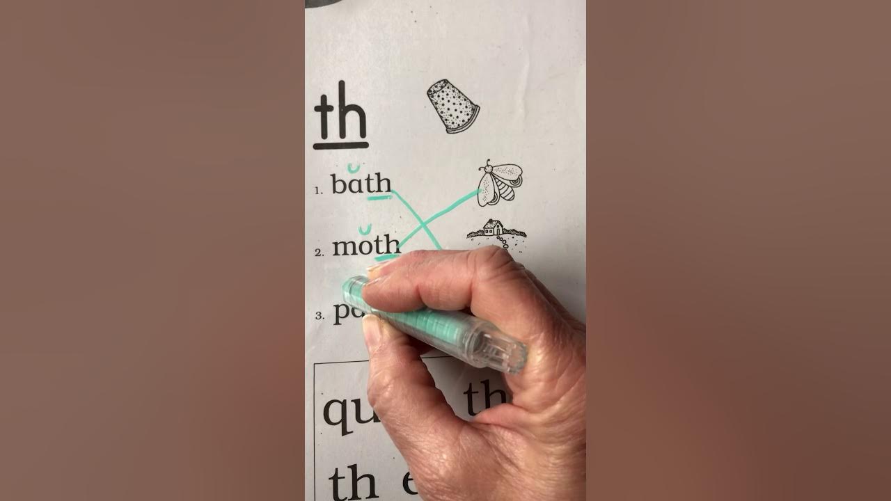 Saxon lesson 120 Digraph "th" unvoiced - YouTube