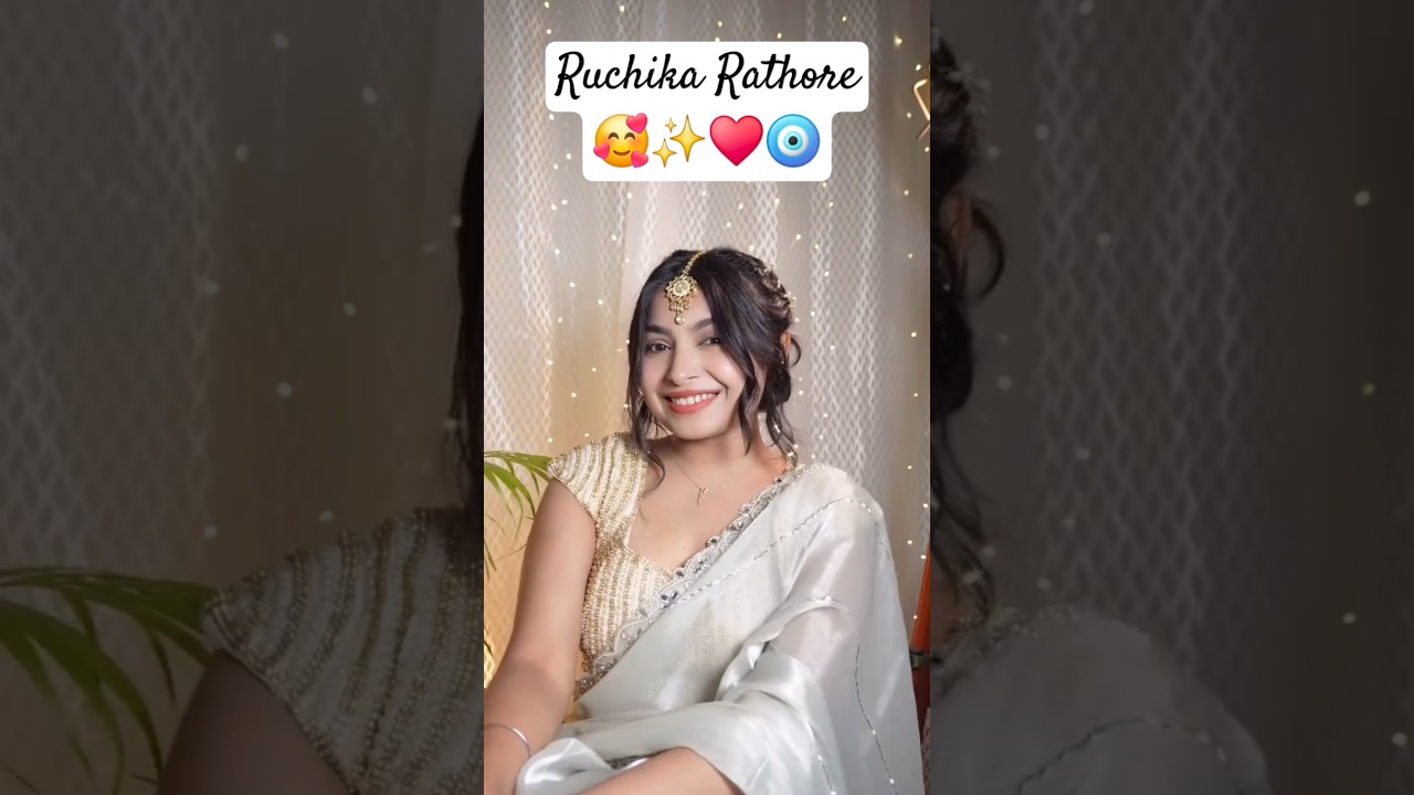 Ruchika Rathore Cute Reel🥰 ️♥️🧿 #trending #triggeredinsaan # ...