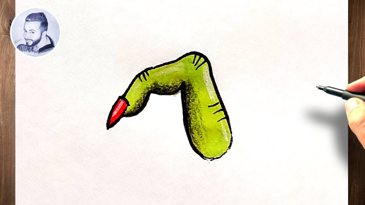 Comment dessiner un doigt de sorcière pour halloween - YouTube