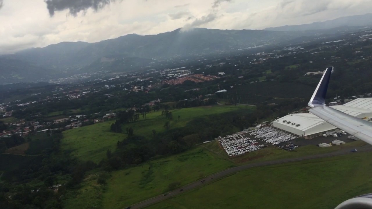Delta Airlines Plane Take-off San Jose, Costa Rica to Atlanta, GA - YouTube