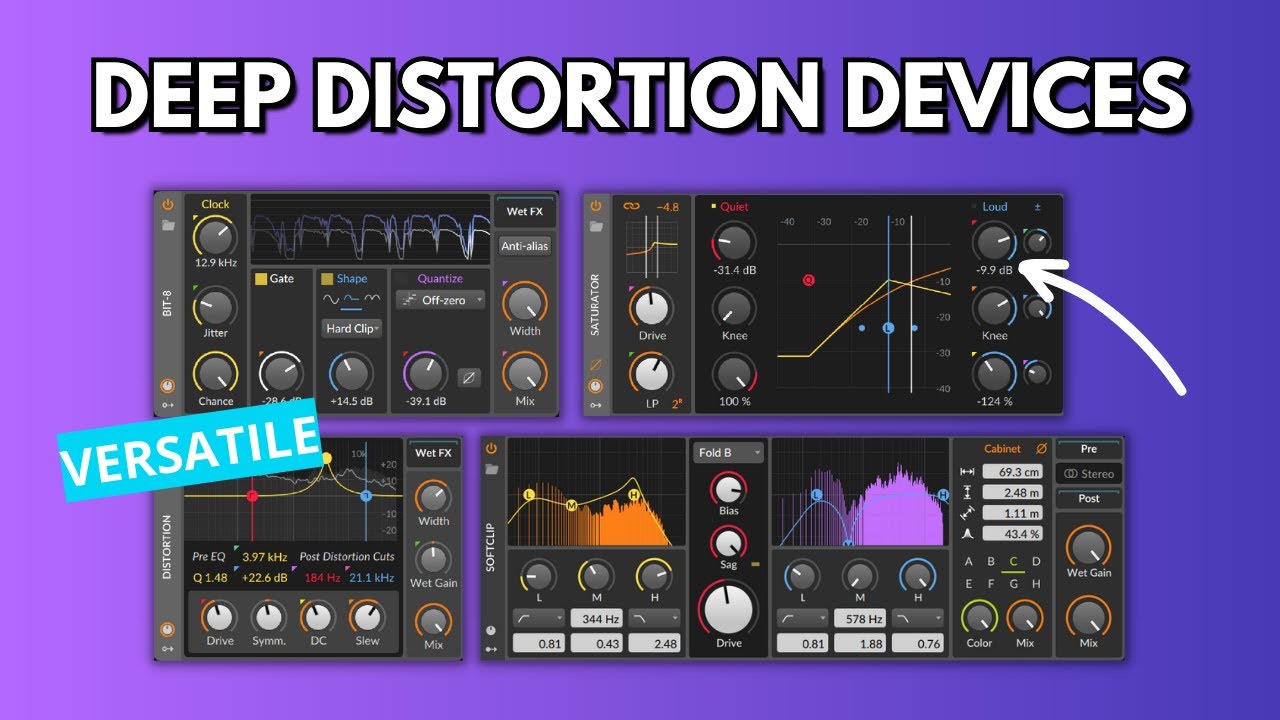 Every Color and Flavour of Distortion: Explaining Bitwig Distortion ...