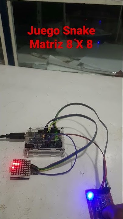 JUEGO SNAKE ARDUINO Y MATRIZ 8X8 - YouTube
