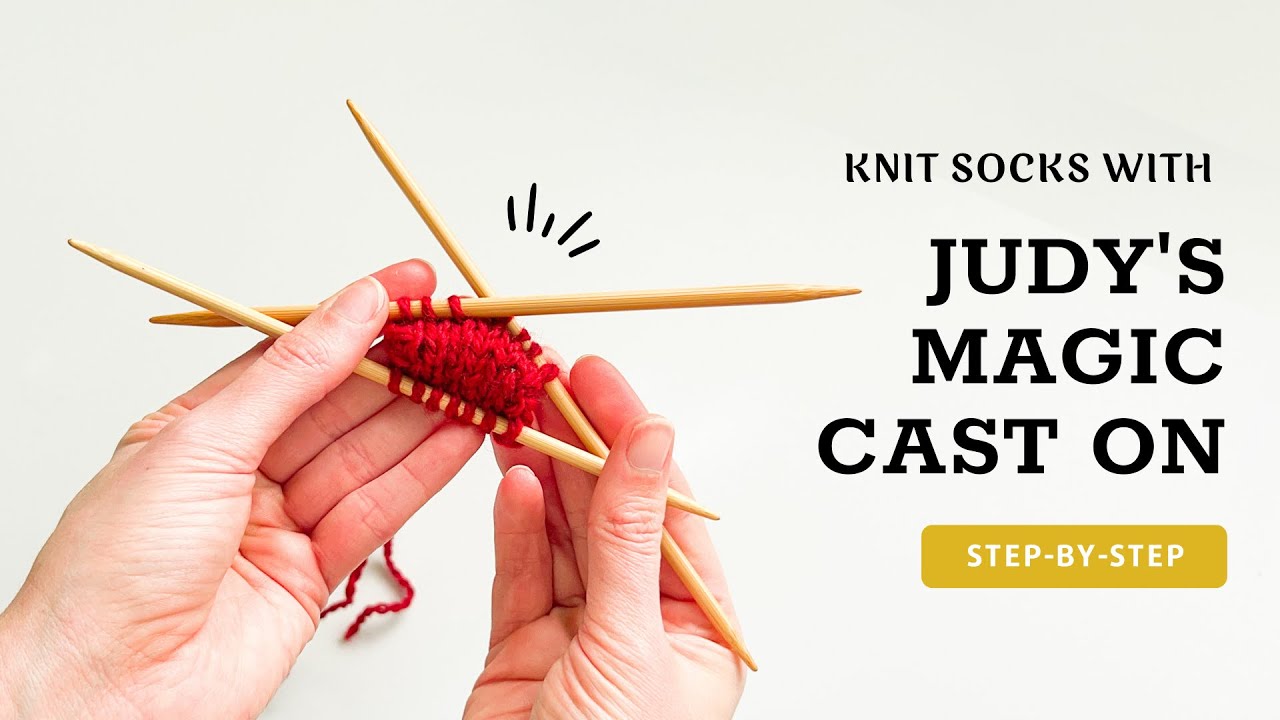 How to Knit Judy’s Magic Cast On Step by Step - Knitting Tutorial - YouTube